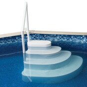 pool cake steps